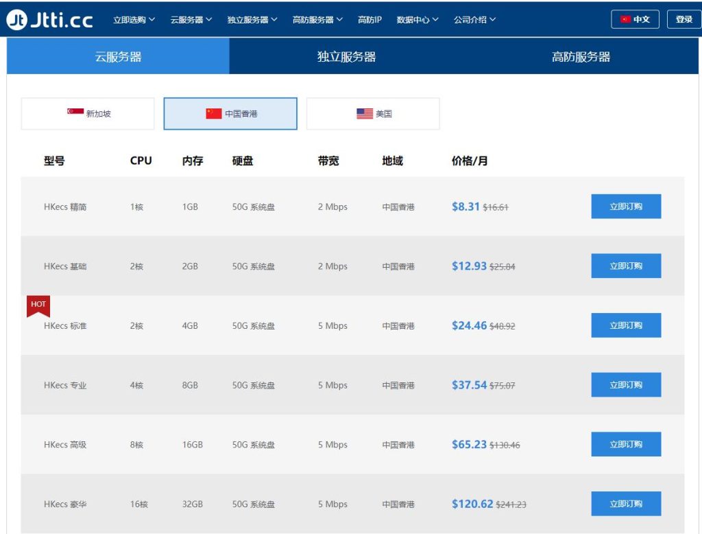 Jtti：高性能游戏服务器，CN2 GIA+BGP大带宽，网络稳定低延迟，99.99%在线率保障 – 拓客查资料平台
