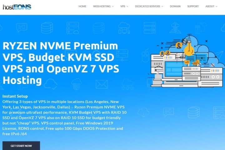 Hosteons：5周年庆，VPS一律双倍流量，美国VPS主机等5个机房，自带100G高防，低至$16/年 – 服务器导航网