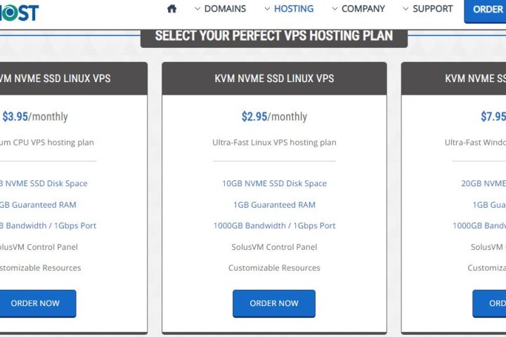 SmartHost：美国VPS/大硬盘存储VPS，2核2GB内存20 GB NVMe，1 Gbps@2 TB月流量，年付$19.95起 – 服务器导航网